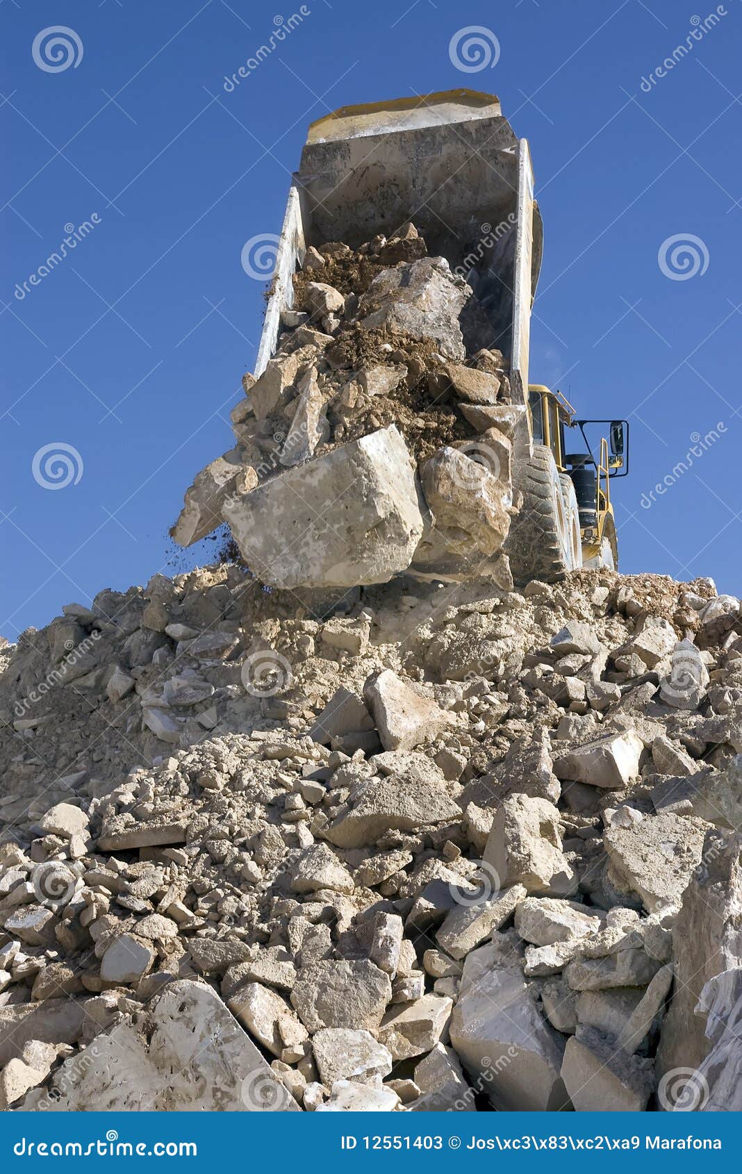 Dumper stock image. Image of dump, industrial, carry - 12551403