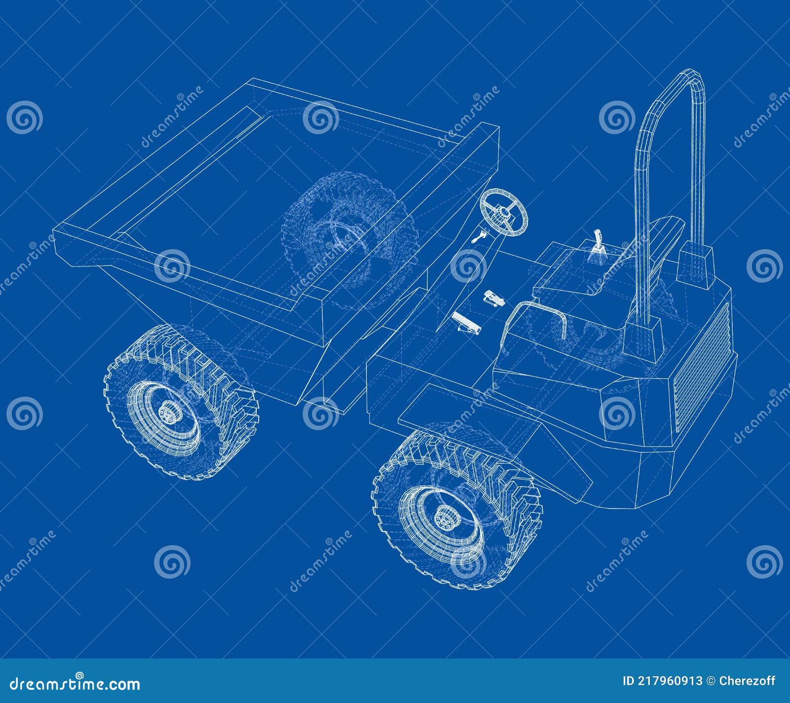 Dumper Truck. Vector stock vector. Illustration of lorry - 217960913
