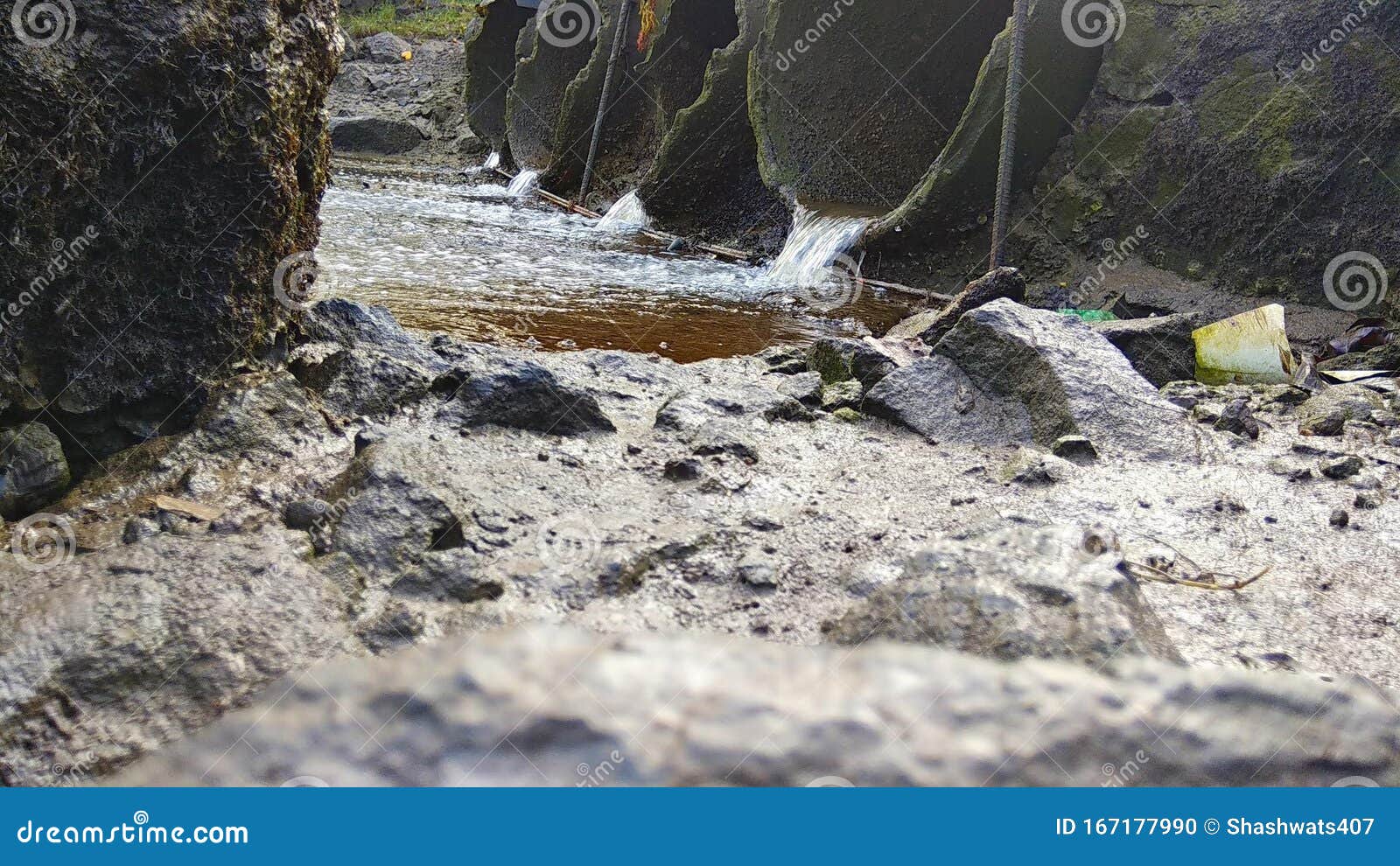 Dumping Polluted Water into Water Body Stock Photo - Image of pollution ...