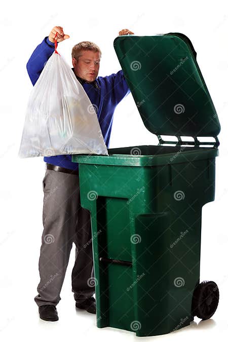Dumping Trash stock image. Image of mature, dumpster - 13764801