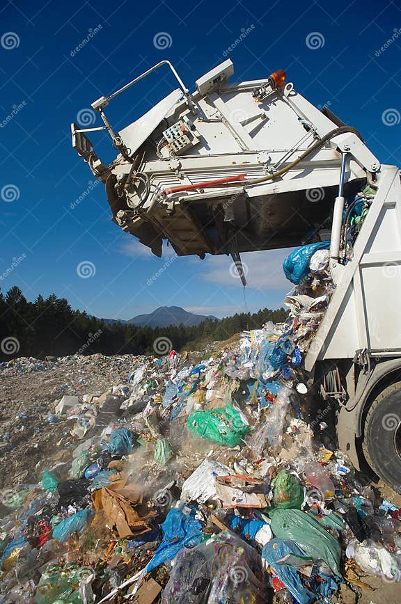 Dumping truck stock image. Image of disposal, transport - 16735637