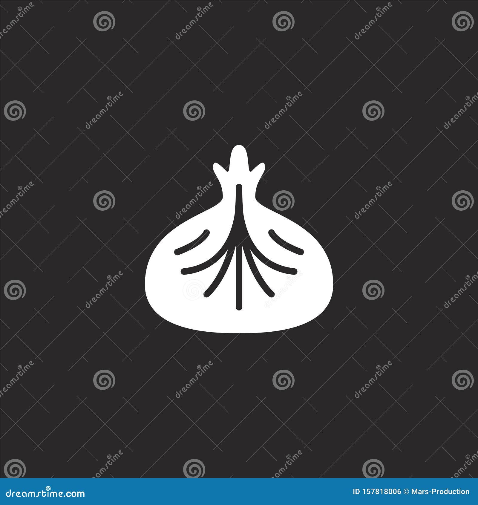 Dumpling Icon. Filled Dumpling Icon for Website Design and Mobile, App ...
