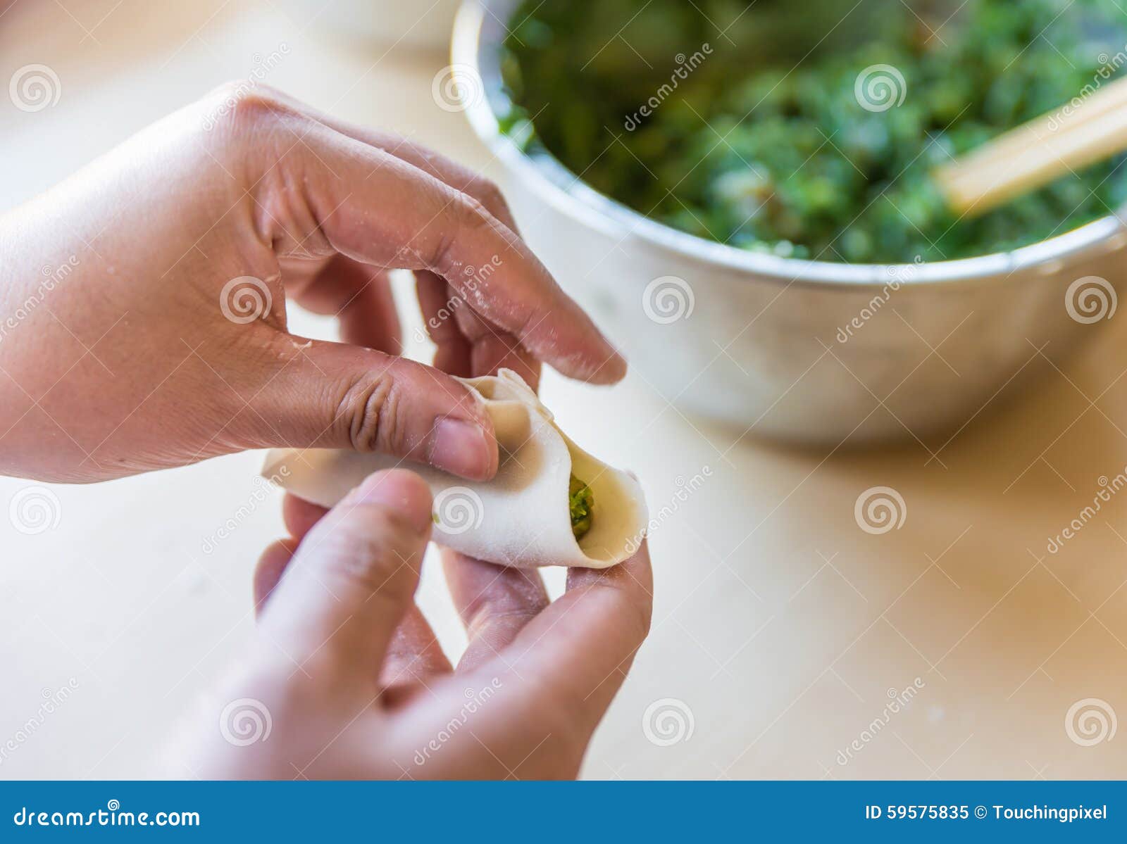 Dumpling Making stock image. Image of activity, people - 59575835