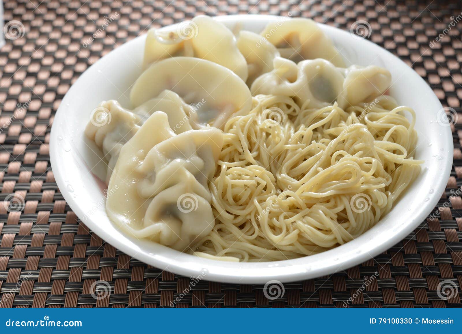 Dumpling Shanghai Noodle stock photo. Image of sauce - 79100330