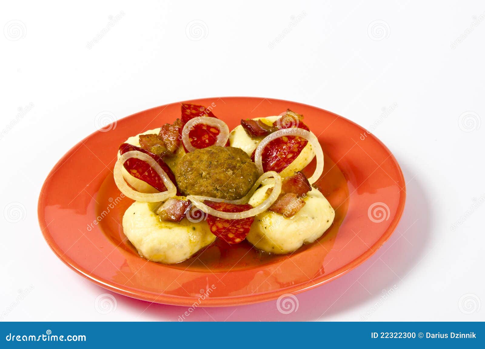 Dumplings with burger stock photo. Image of nutrition - 22322300