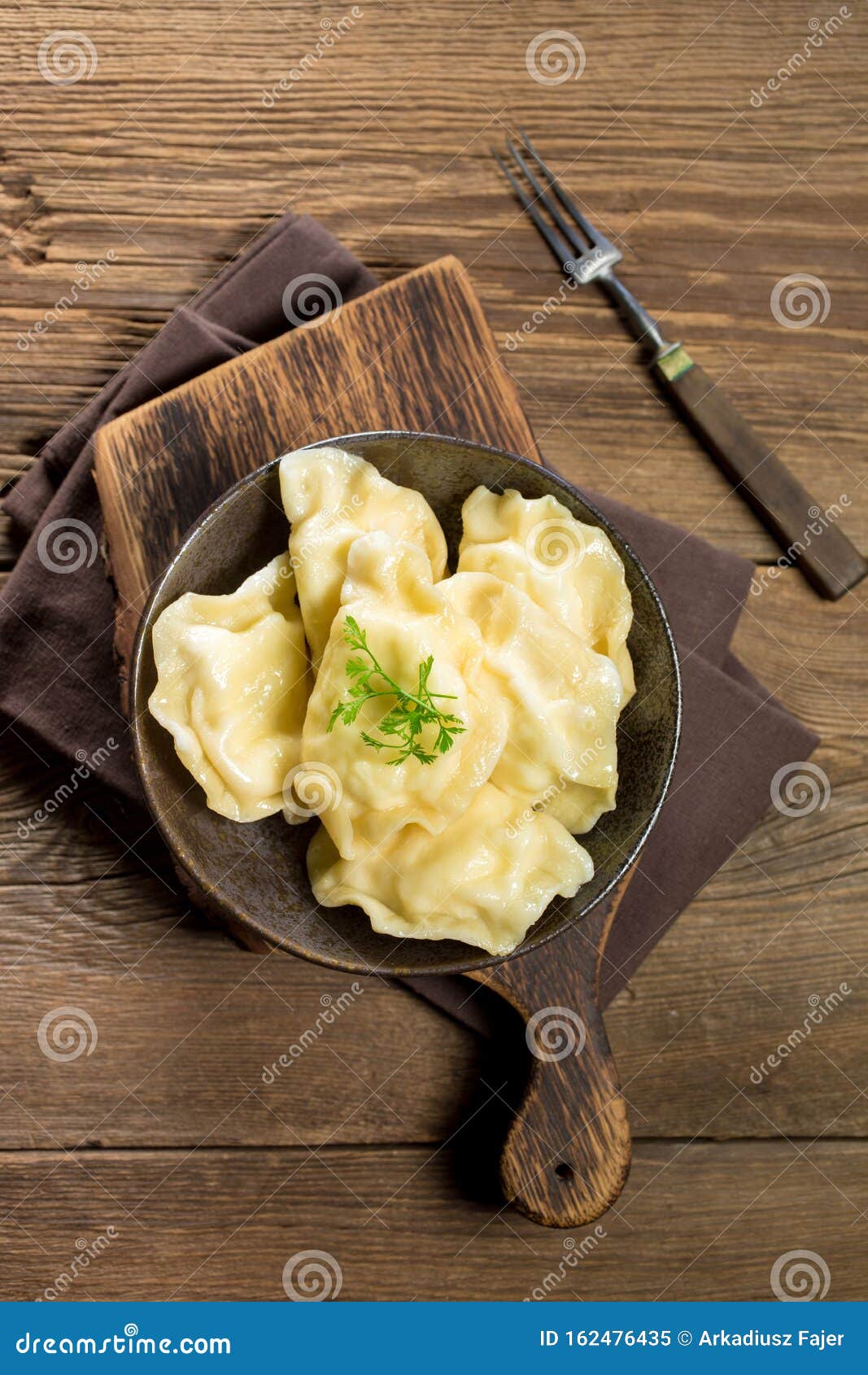 Dumplings, Filled with Cheese Stock Image - Image of meal, mashed ...