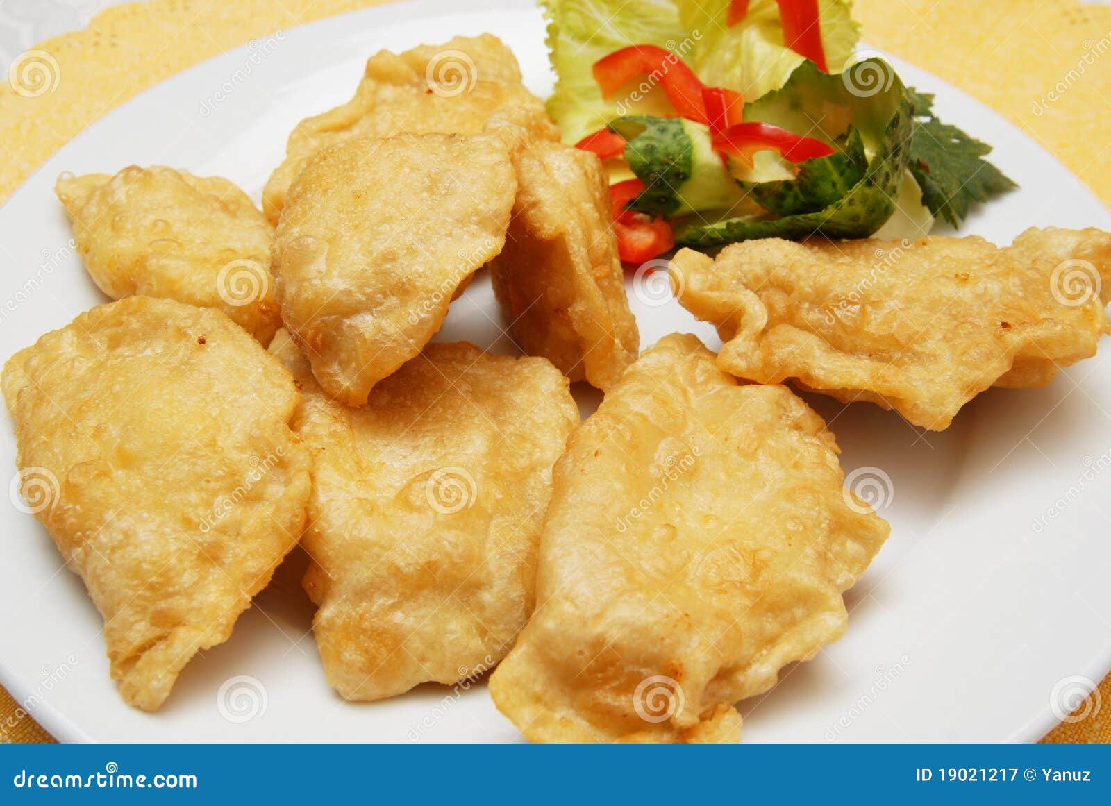 Dumplings , pierogi stock image. Image of organic, garnish - 19021217