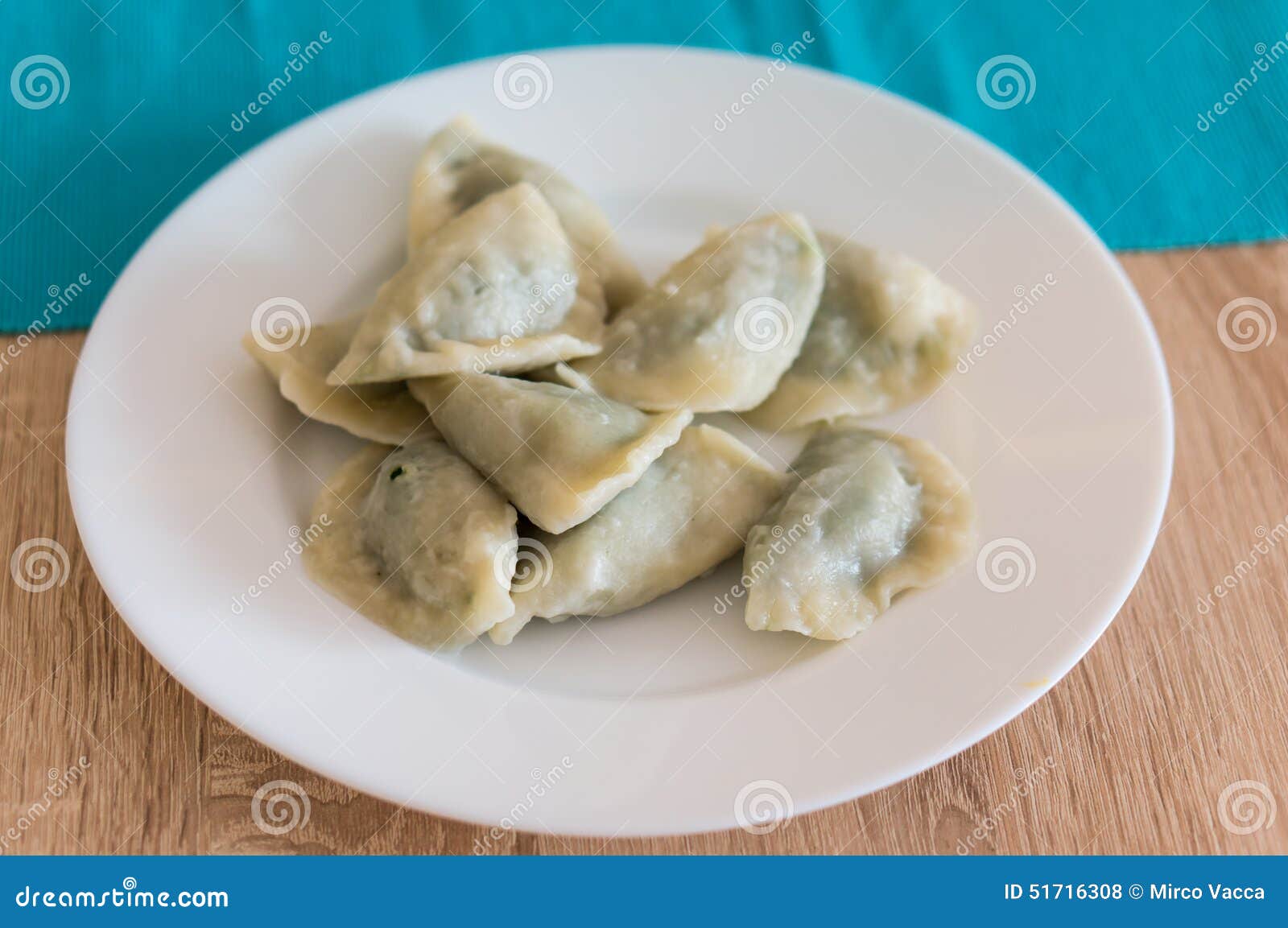 Dumplings on plate stock photo. Image of plate, cooked - 51716308