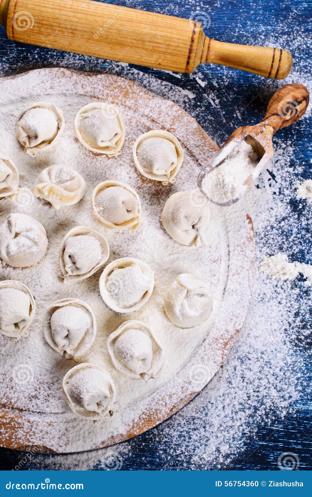 Dumplings stock photo. Image of pelmeni, cuisine, flour - 56754360