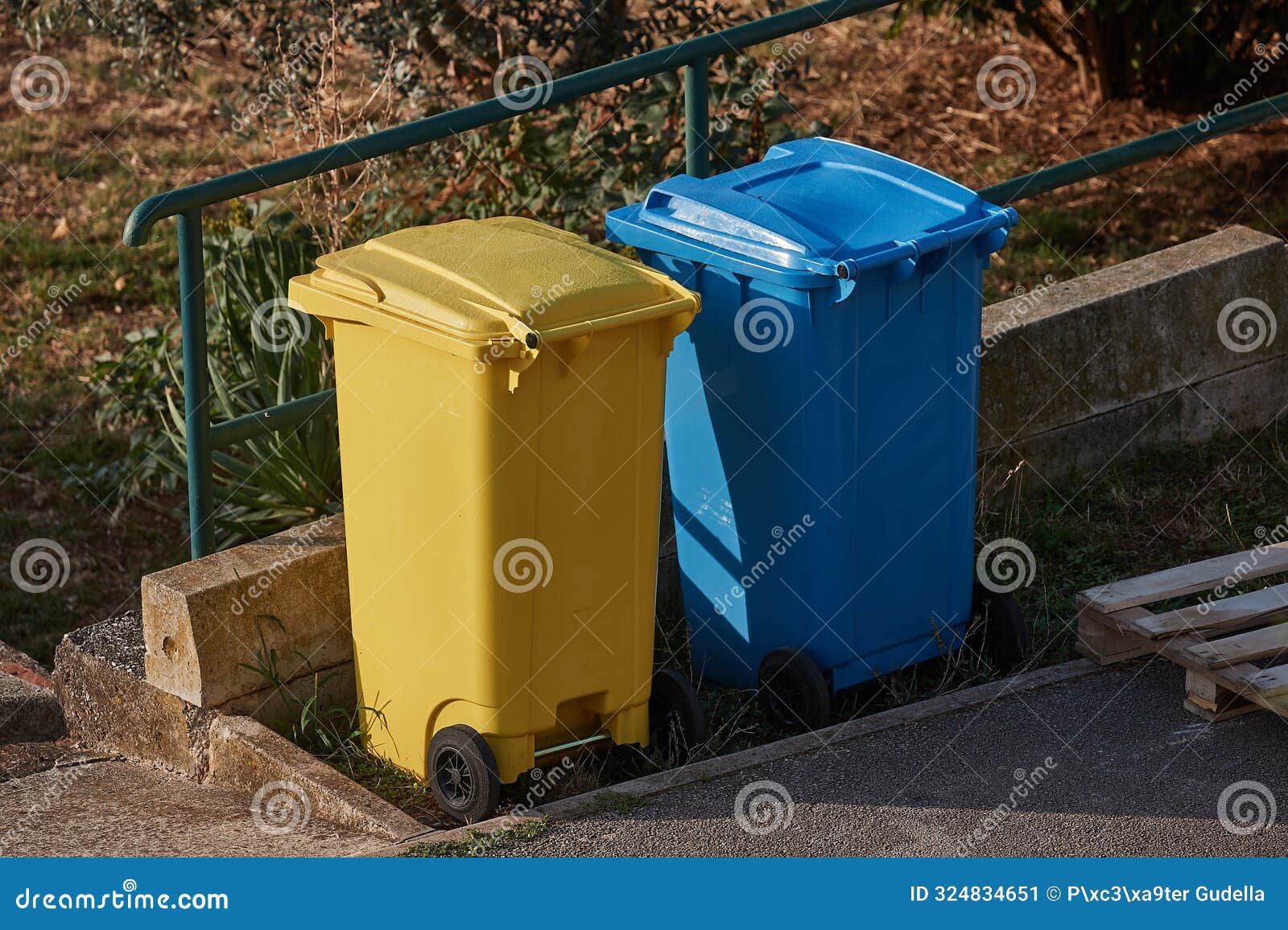 Dumpster Garbage Bin Containers Stock Image - Image of communal ...