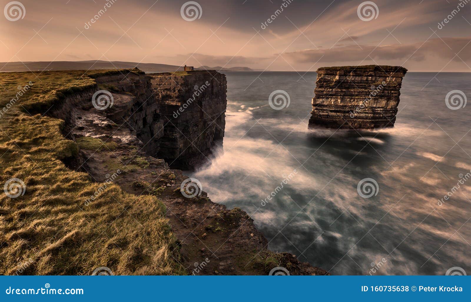 Sea Stack at Downpatrick Head Co. Mayo, Ireland, Downpatrick Head ...