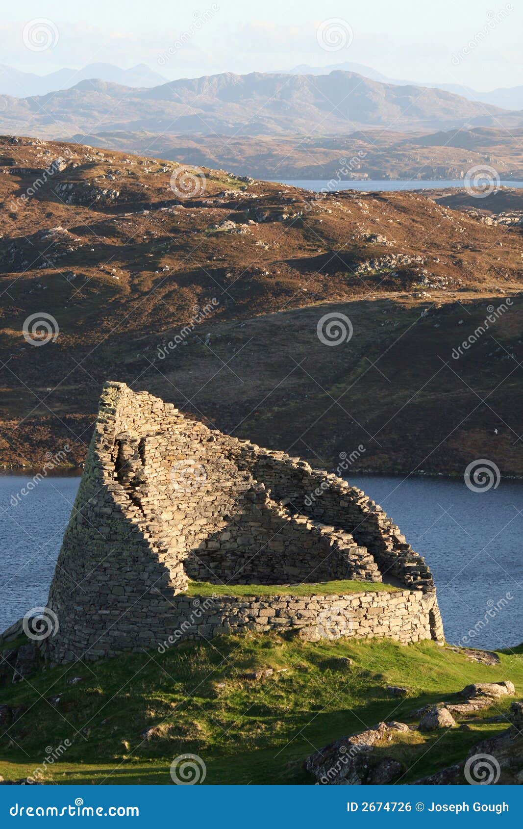 Dun Carloway stock photo. Image of castle, fortress, britain - 2674726