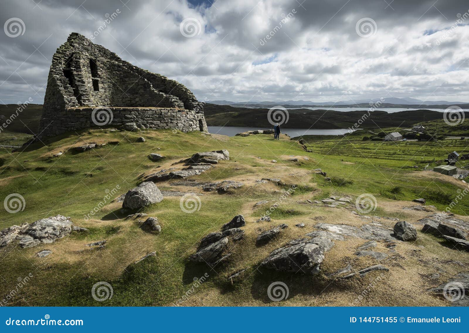 Dun Carloway Broch, Isle of Lewis, Outer Hebrides Stock Image - Image ...