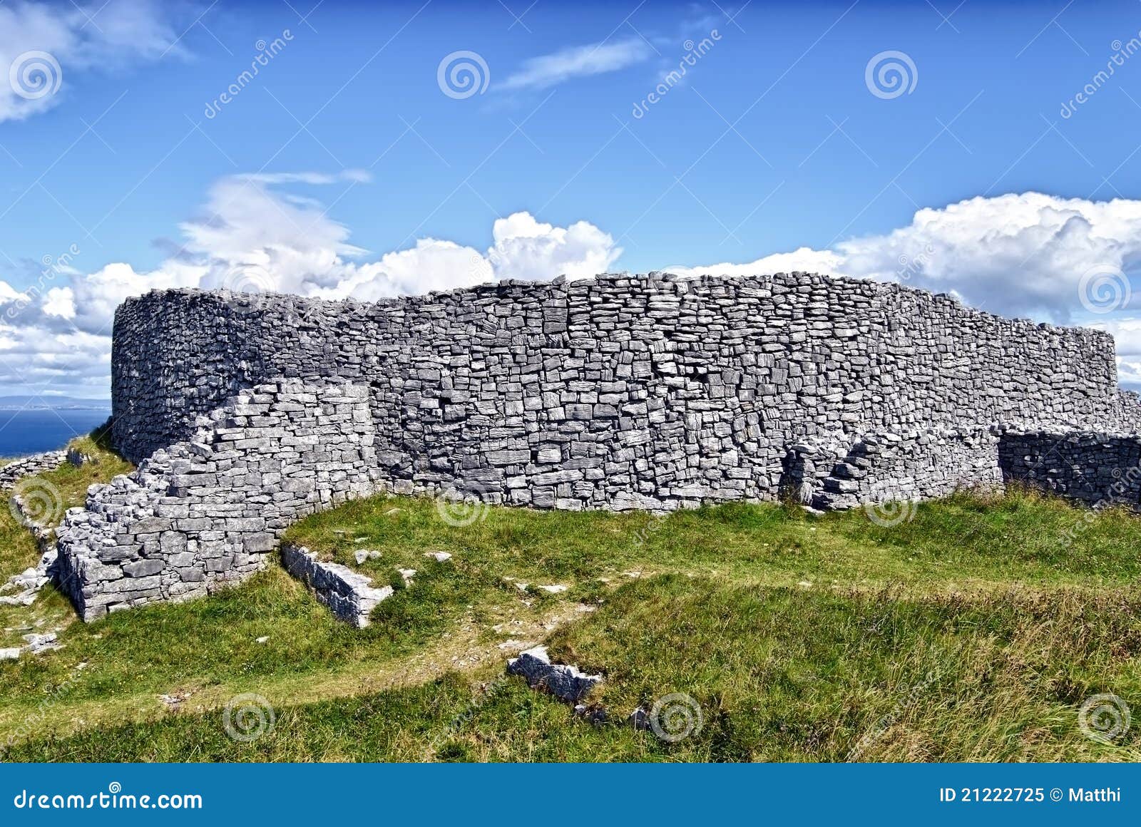 Dun Eochla, Inishmore, Ireland Stock Image - Image of ring ...