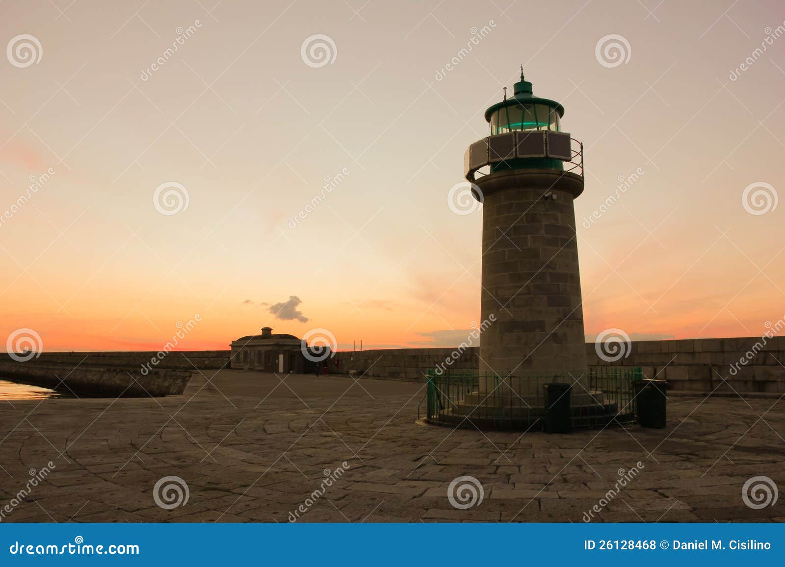 Dun Laoghaire Lighthouse. Co. Dublin. Ireland Stock Photo - Image of ...