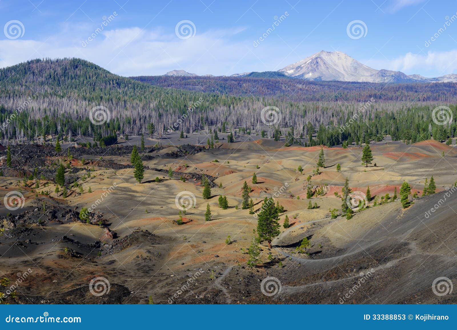 Dunas pintadas coloridas imagen de archivo. Imagen de roca - 33388853