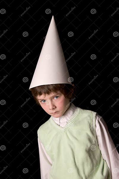 Dunce cap stock image. Image of education, punishment - 4087469