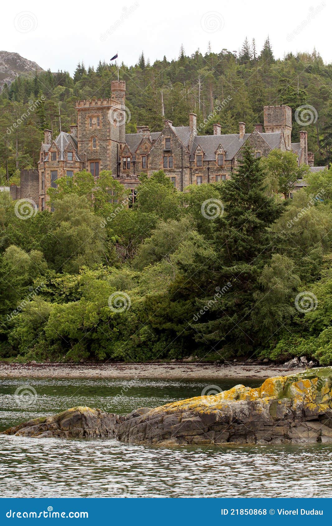 Duncraig castle stock photo. Image of historical, scotland - 21850868