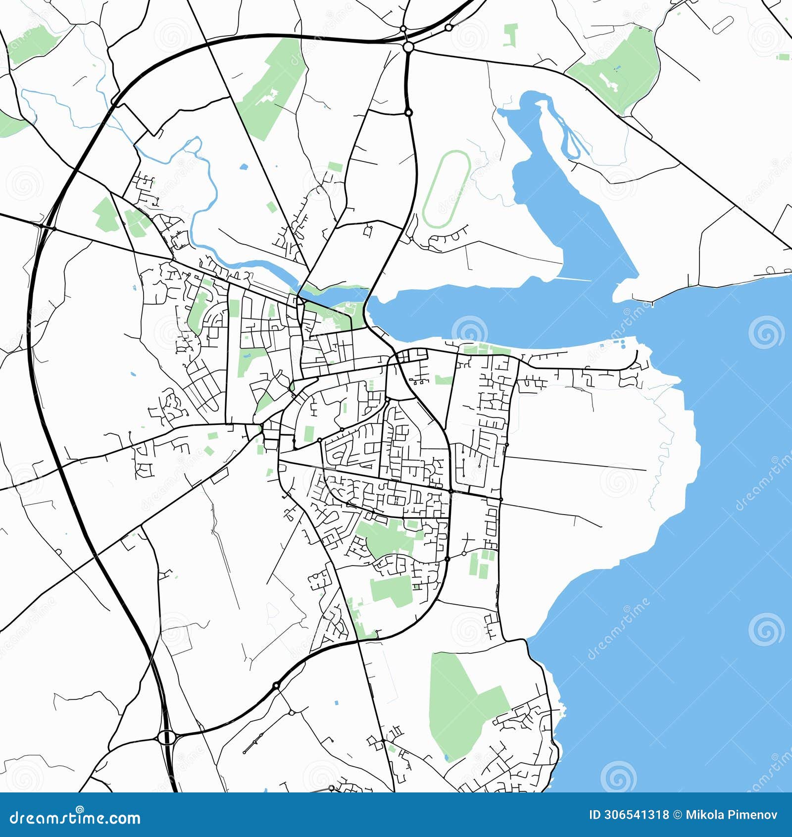 The Dundalk Map. Royalty-Free Stock Image | CartoonDealer.com #306541318