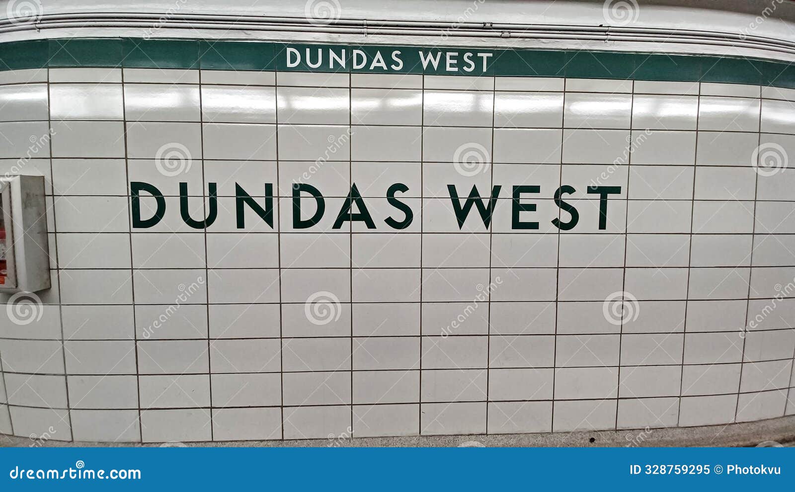 Dundas West Subway Station Interior View Editorial Image - Image of ...
