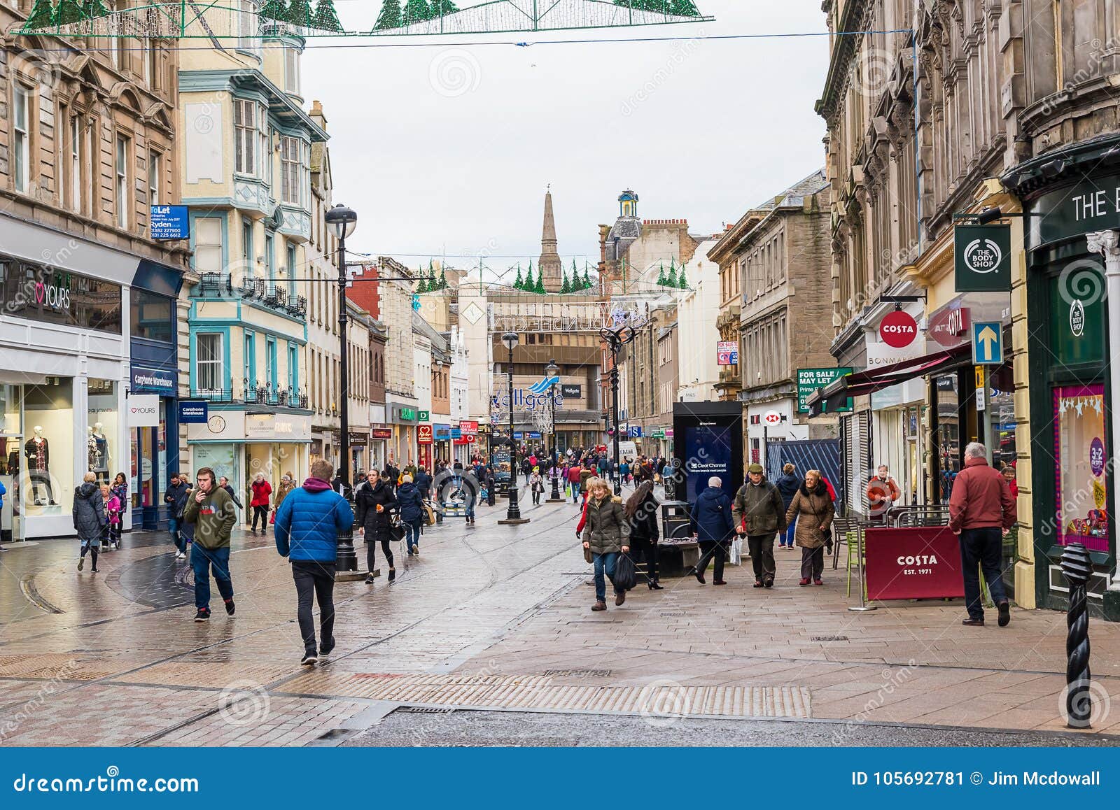 Wellgate Shopping Centre Dundee City Editorial Photo - Image of famous ...