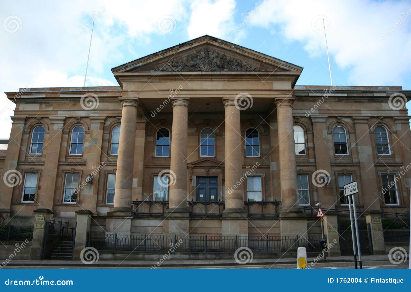 Dundee Sheriff Court stock photo. Image of scotland, historic - 1762004