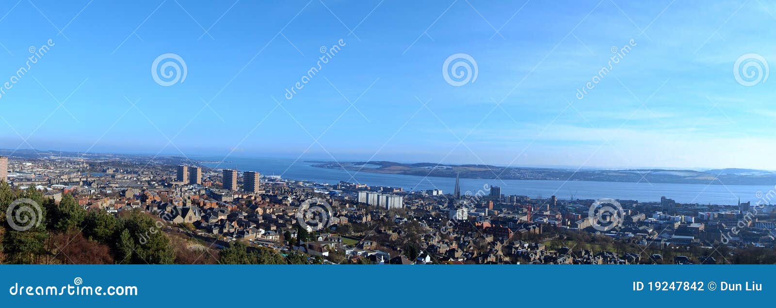 Dundee view stock photo. Image of scotland, view, river - 19247842