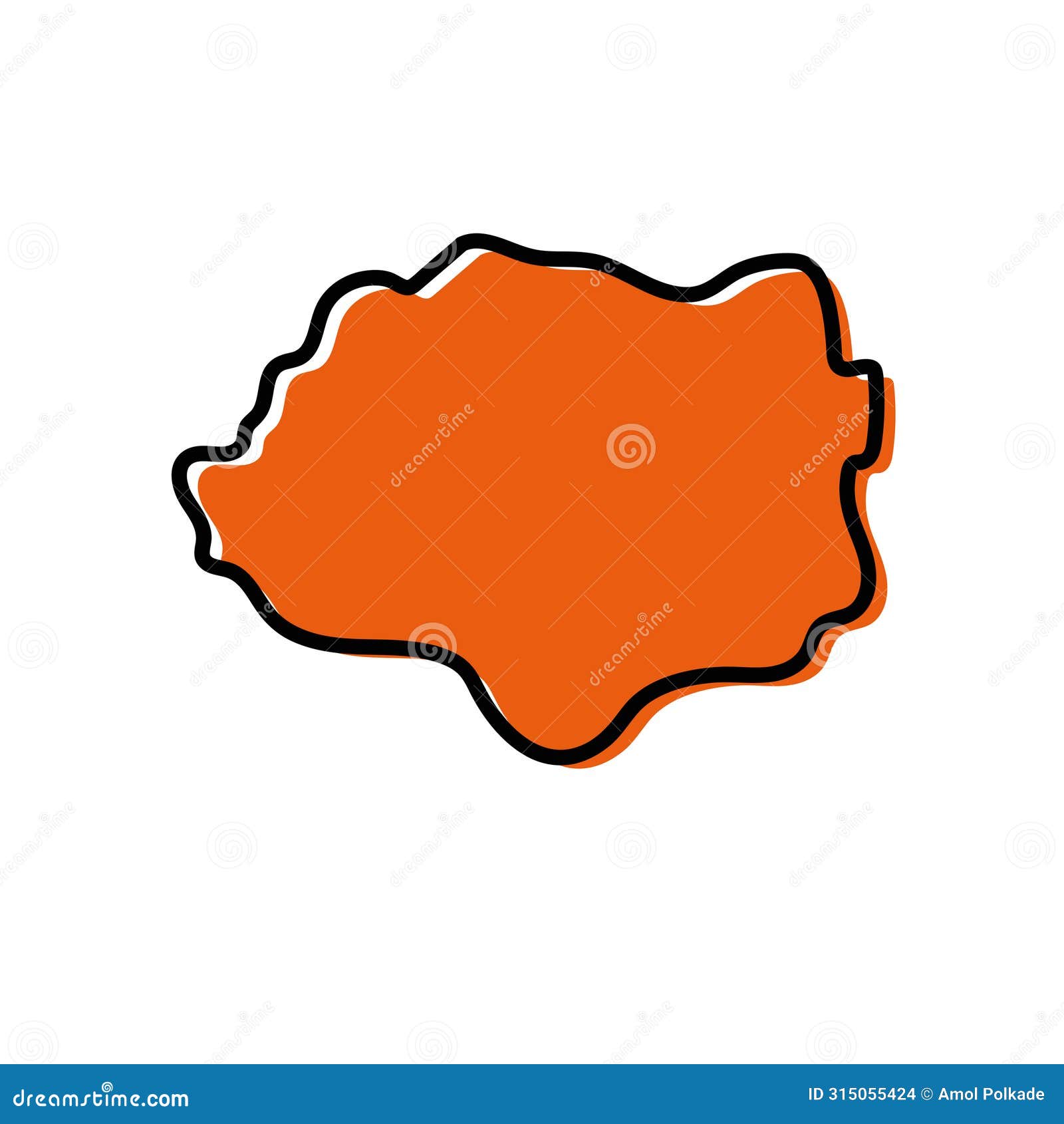 Dundgovi Provinces of Mongolia Map Icon Stock Vector - Illustration of ...
