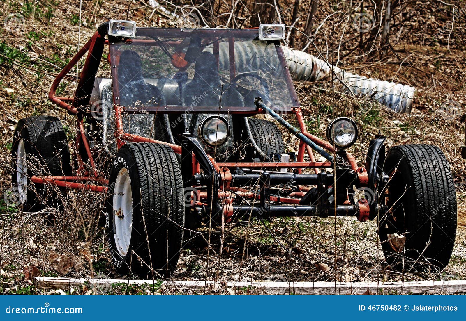 Dune Buggy Forgotten stock photo. Image of dune, forest - 46750482