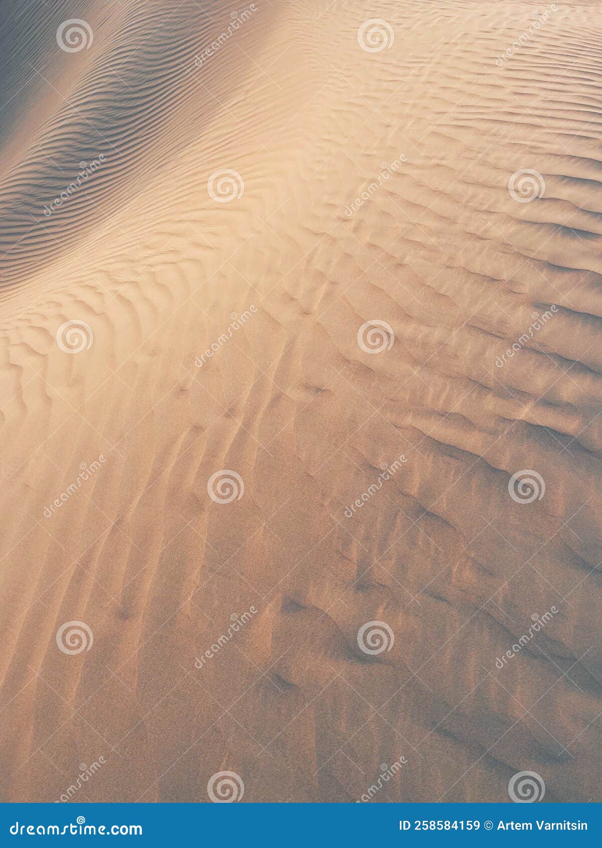 Dune in Desert with Natural Patterns on Sand Stock Image - Image of ...