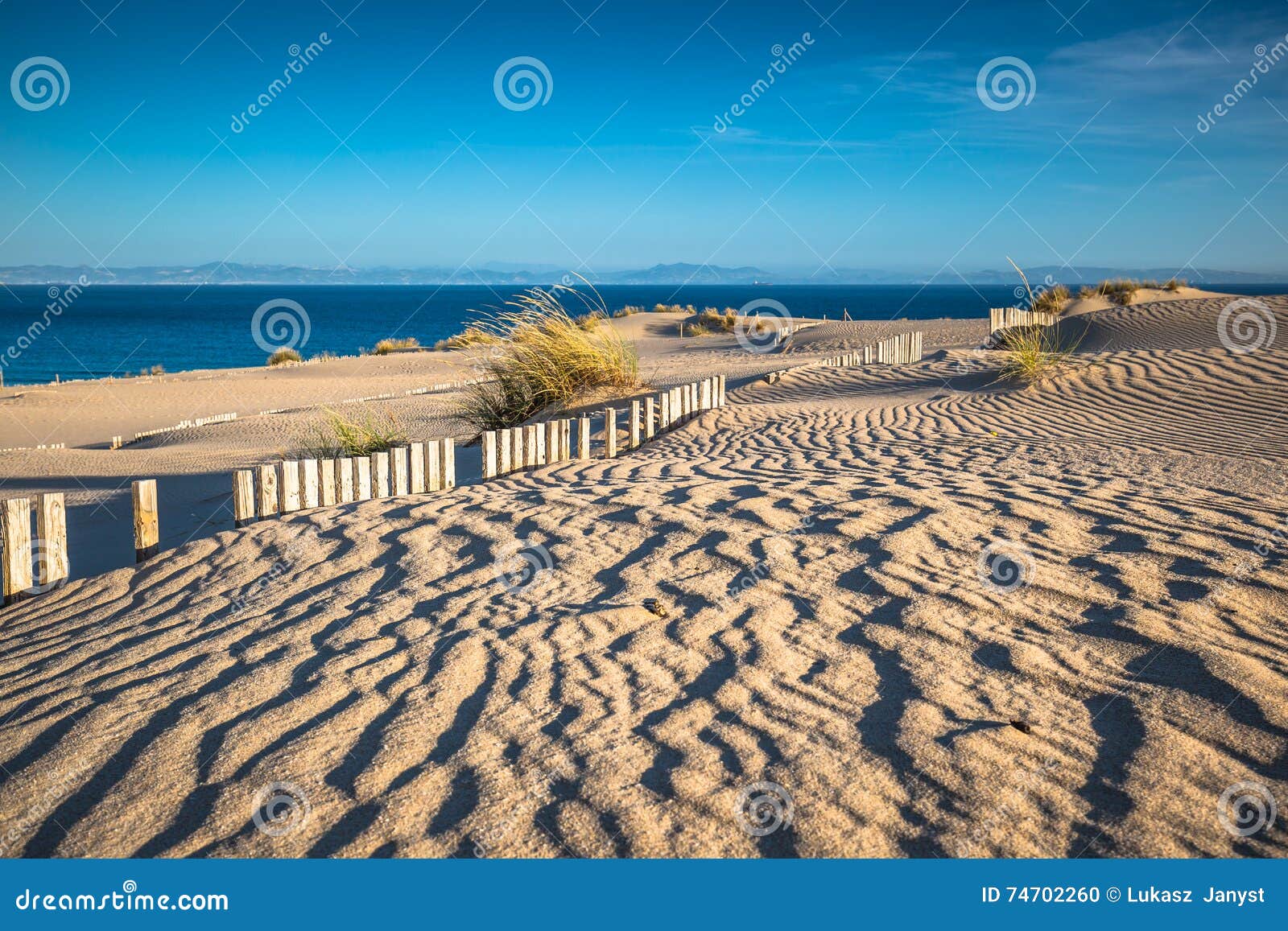Dune of Punta Paloma, Tarifa, Andalusia, Spain Stock Photo - Image of ...