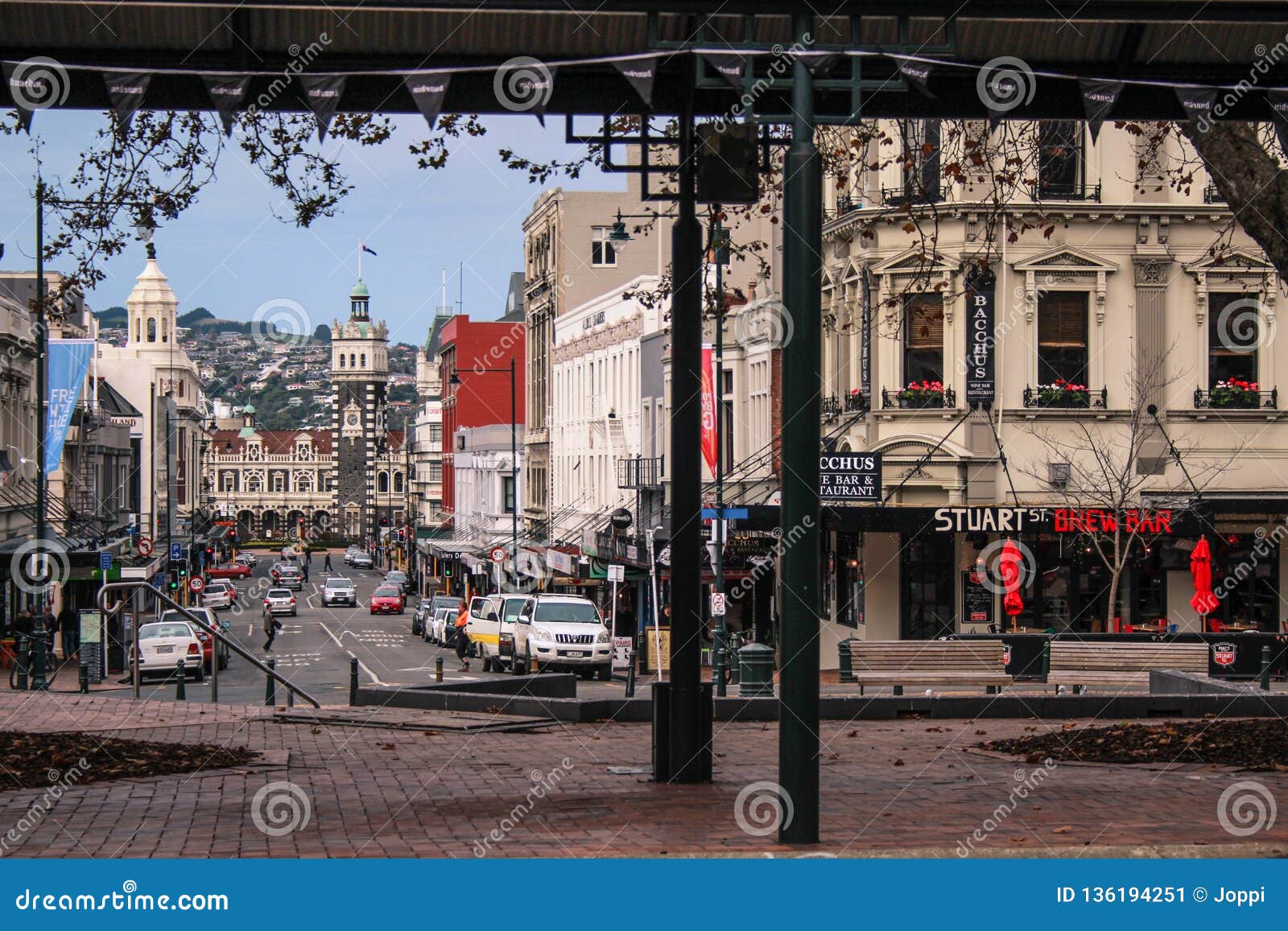 Dunedin, New Zealand - June 21, 2016: View Over Dunedin City Centre ... Dunedin, New Zealand - June 21, 2016: View Over Dunedin City Centre ...