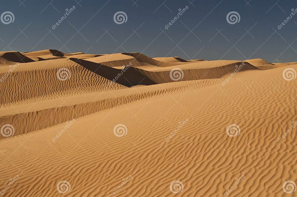 Dunes of Sand, Sahara, Desert Stock Photo - Image of drawing, egypt ...