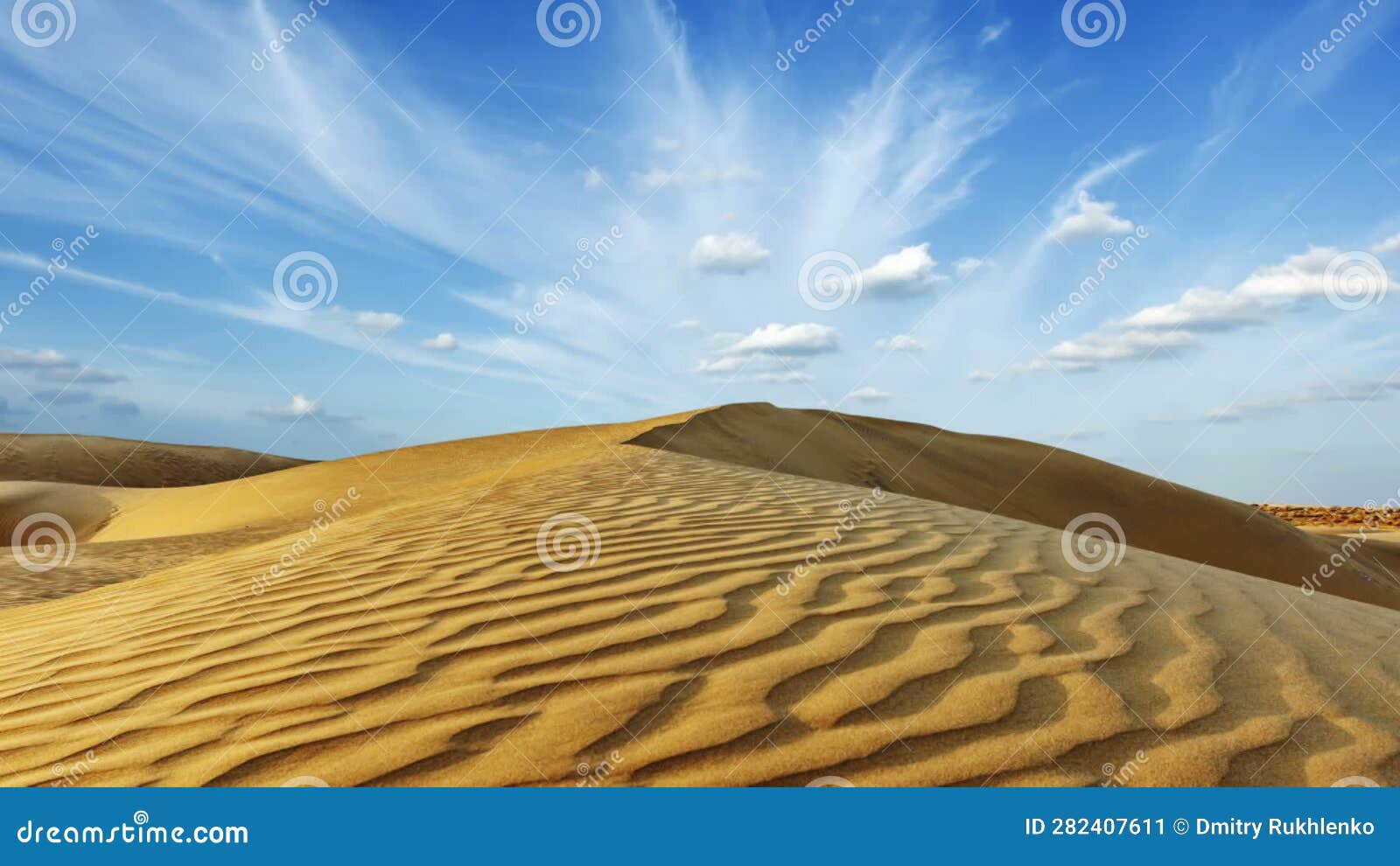 Dunes of Thar Desert. Sam Sand Dunes, Rajasthan, India Stock Video ...