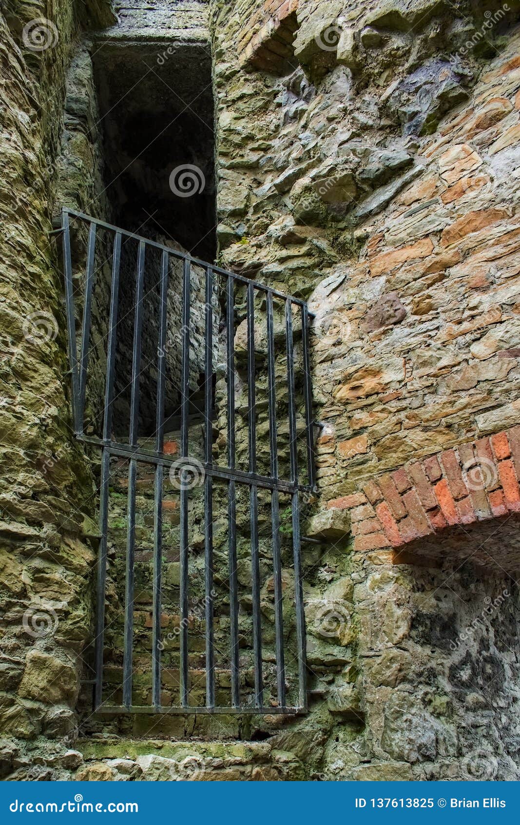 Dungarvan Castle Narrow Passageway Stock Image - Image of historical ...