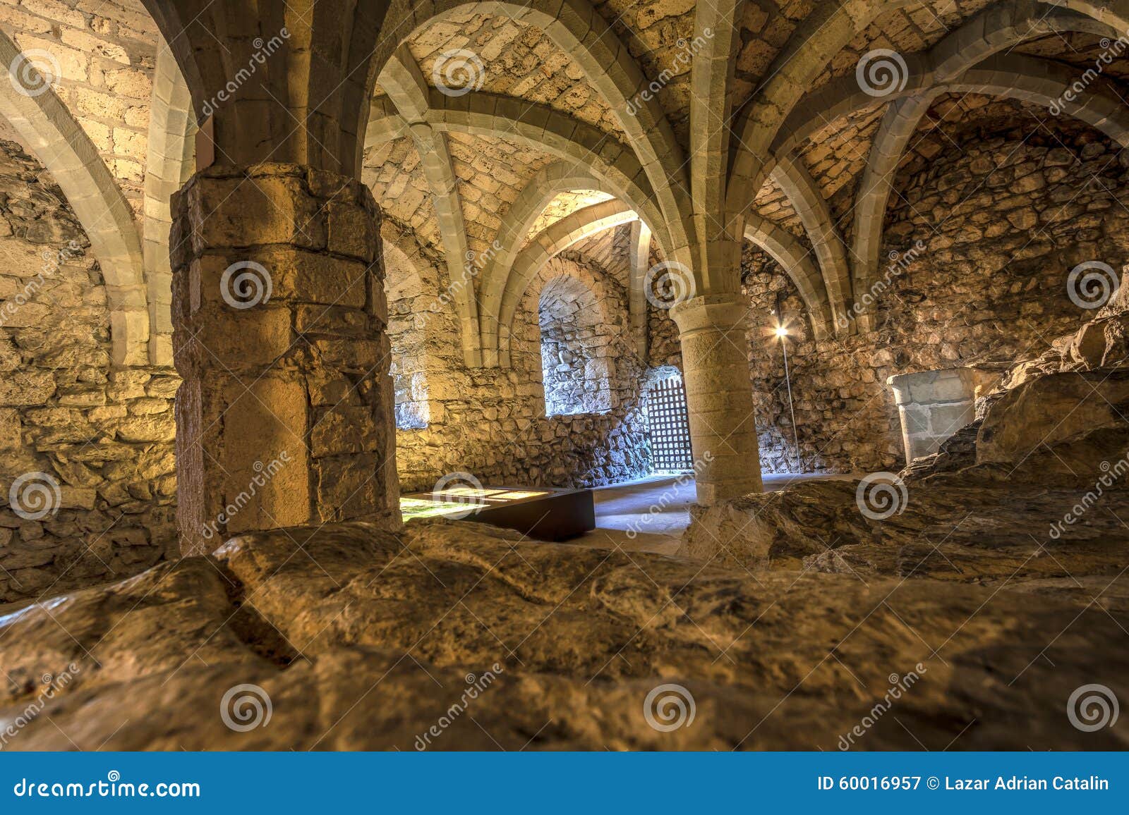 Dungeon of Chillon Castle, Switzerland Editorial Photography - Image of ...