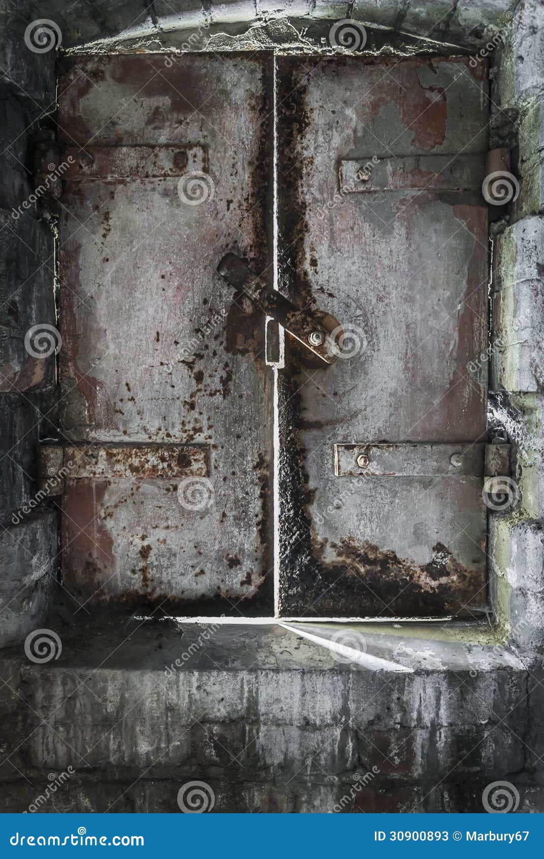 Dungeon Door stock image. Image of iron, rust, solitary - 30900893