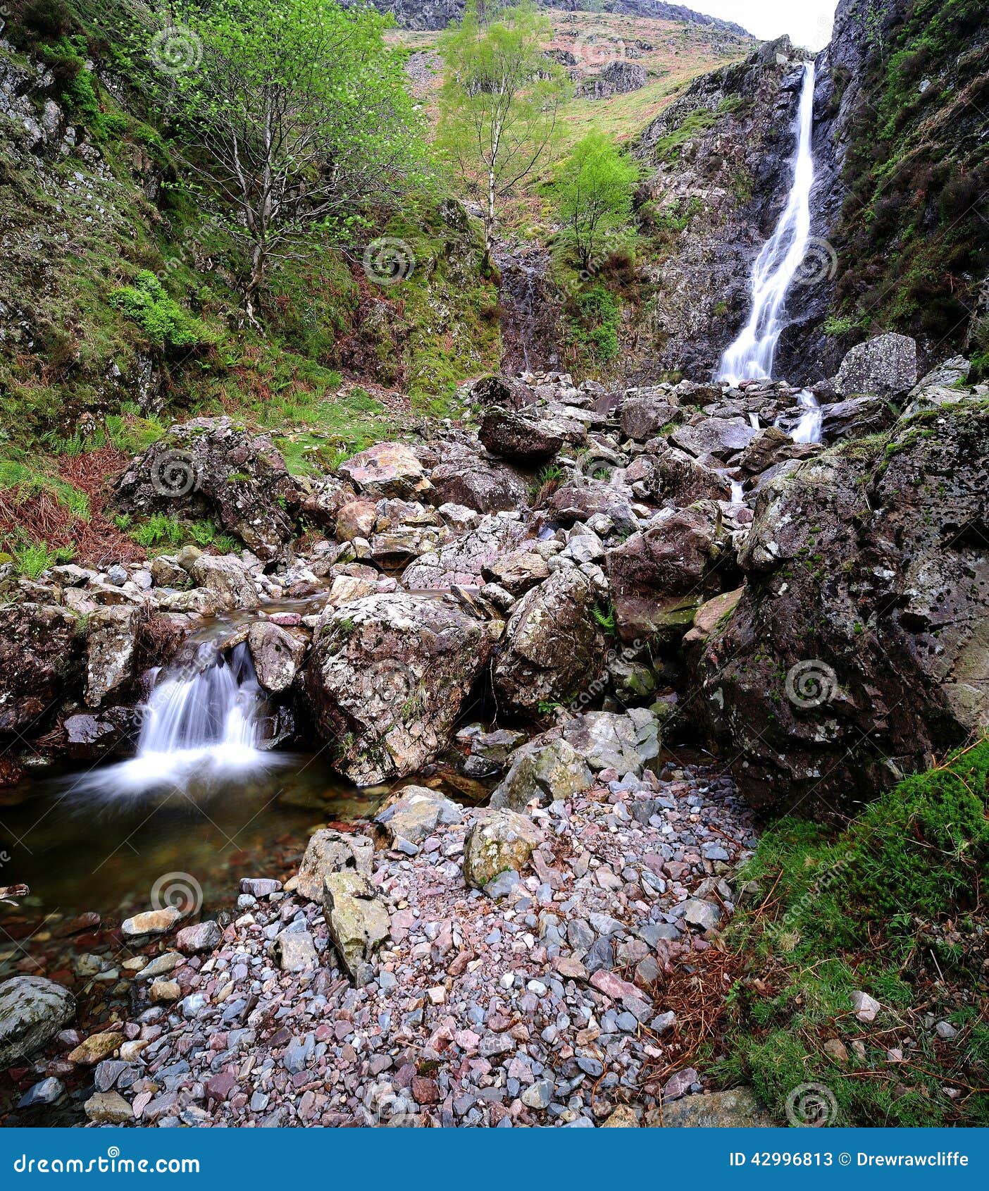 Dungeon Ghyll stock image. Image of district, england - 42996813