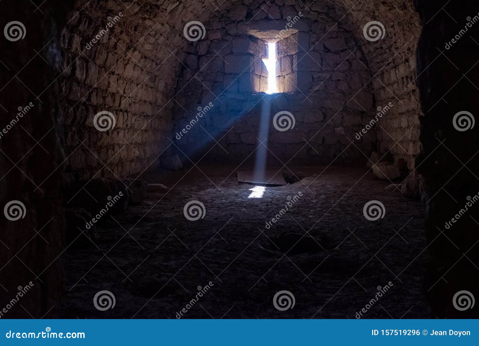 Dungeon Inside the Crusader Castle Stock Photo - Image of historical ...