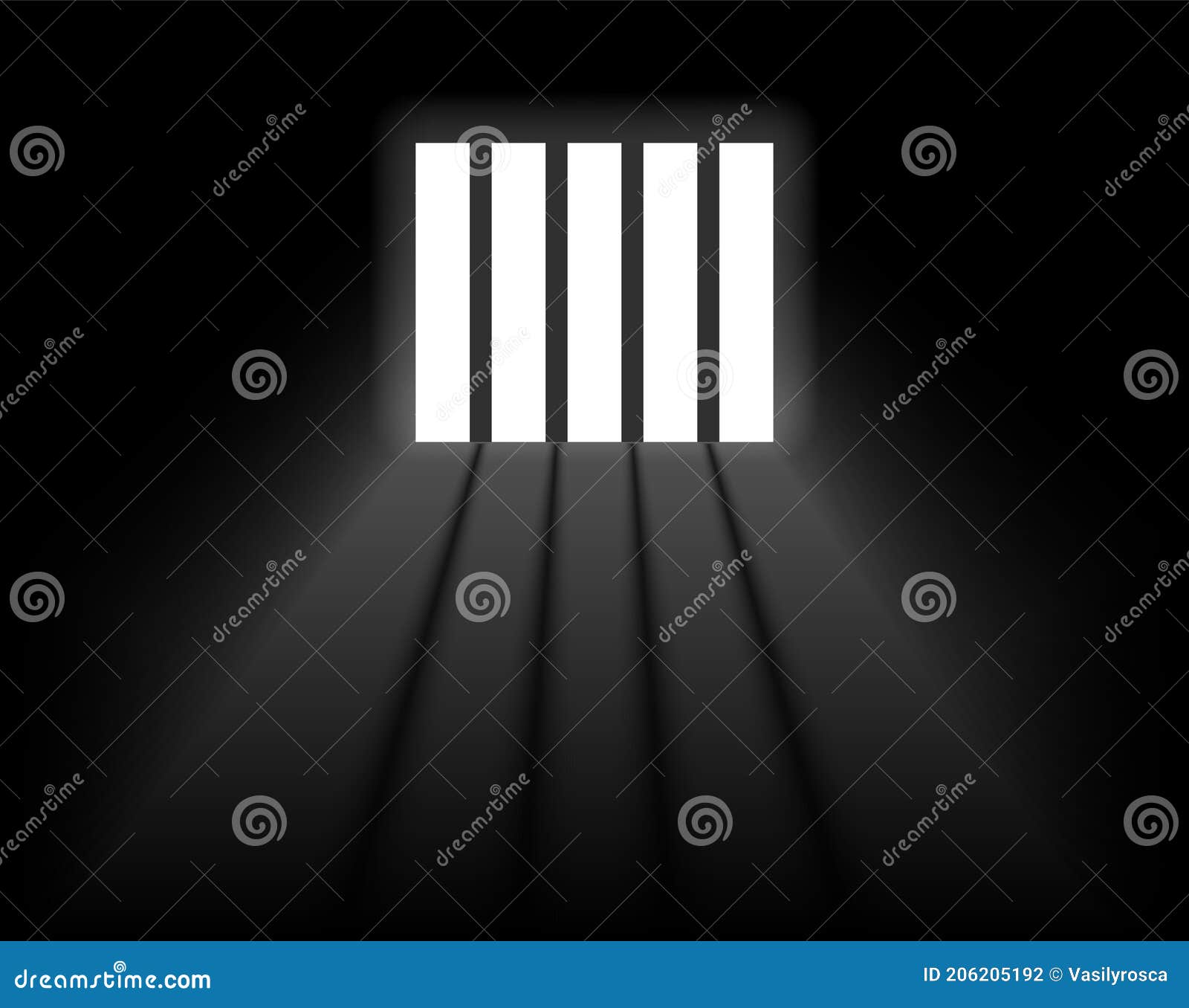 Dungeon Prison Window Background. Jail Cell Empty Window Light Justice ...