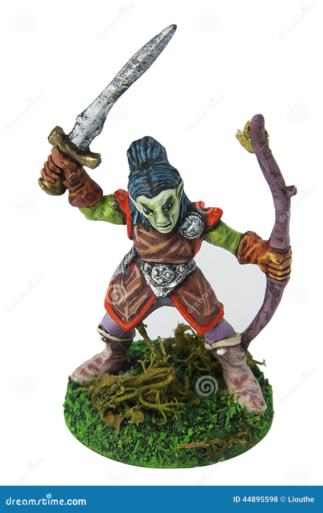 Dungeons and Dragons Elf Miniature Stock Photo - Image of game ...