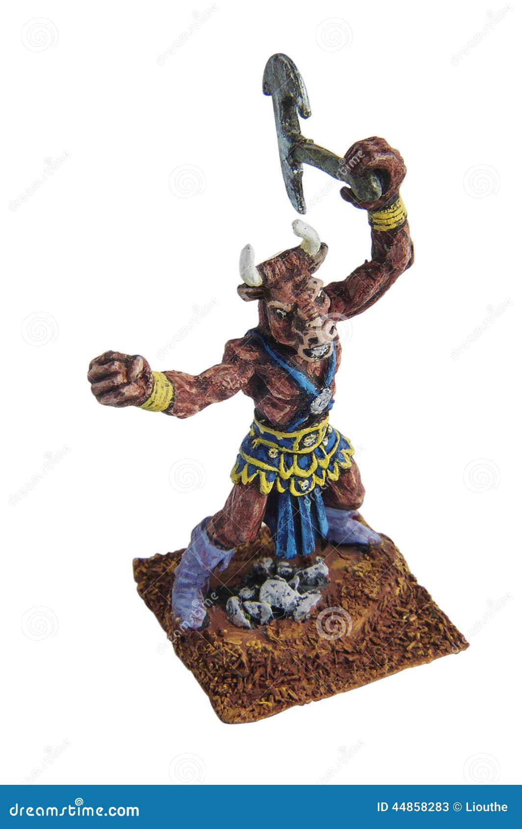 Minotaur Warrior In A Grand Temple Stock Photo | CartoonDealer.com ...