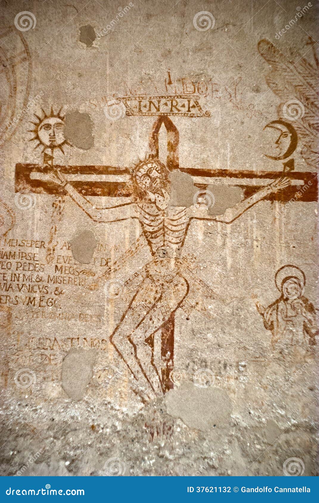 Dungeons of the Inquisition.graffiti Editorial Photography - Image of ...