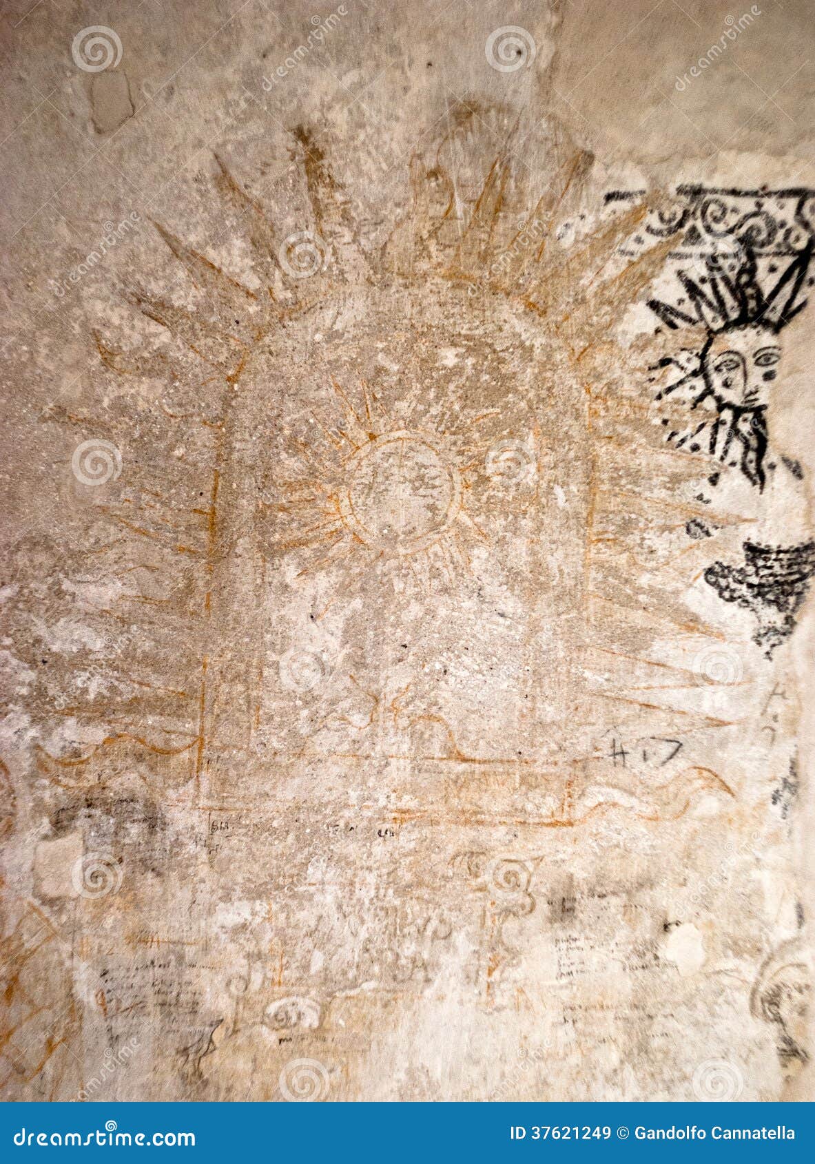 Dungeons of the Inquisition.graffiti Editorial Stock Image - Image of ...