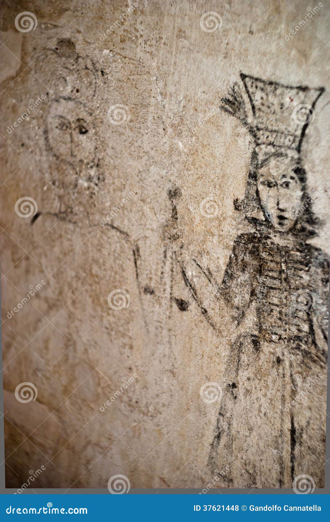 Dungeons of the Inquisition.graffiti Editorial Stock Photo - Image of ...