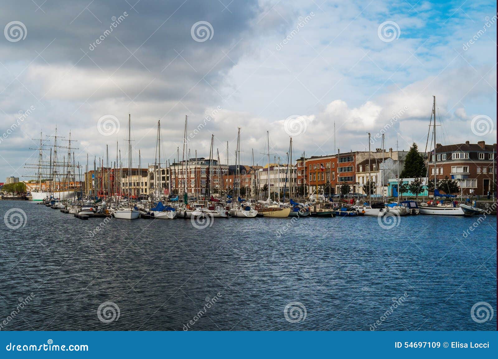Dunkerque stock image. Image of harbour, port, north - 54697109