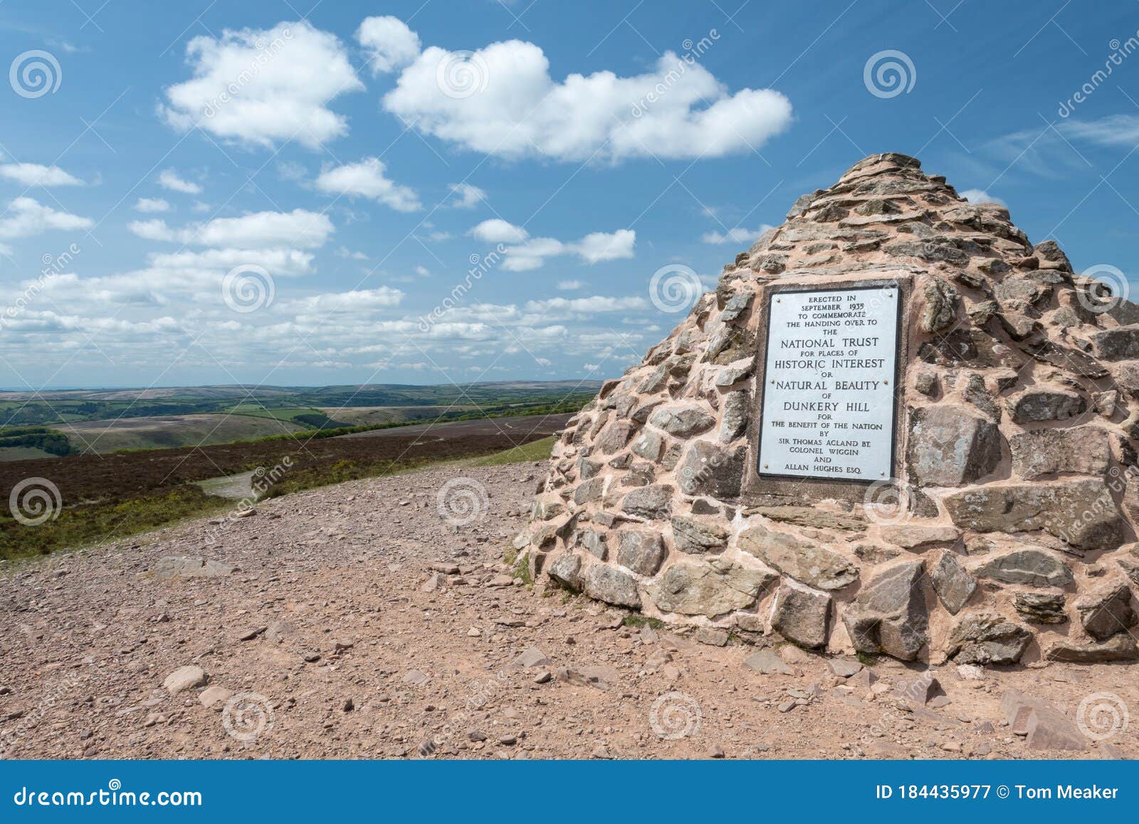 Dunkery Beacon stock image. Image of rural, park, remote - 184435977