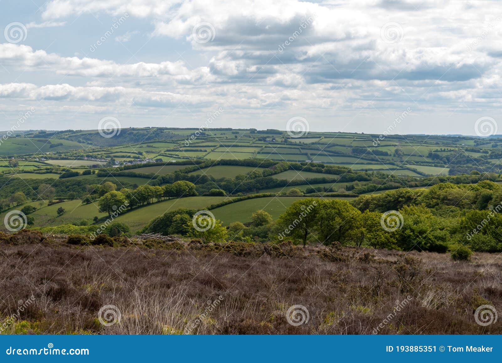 Dunkery Beacon stock image. Image of colour, national - 193885351
