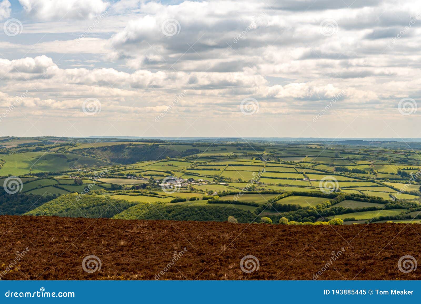 Dunkery Beacon stock image. Image of rolling, exmoor - 193885445