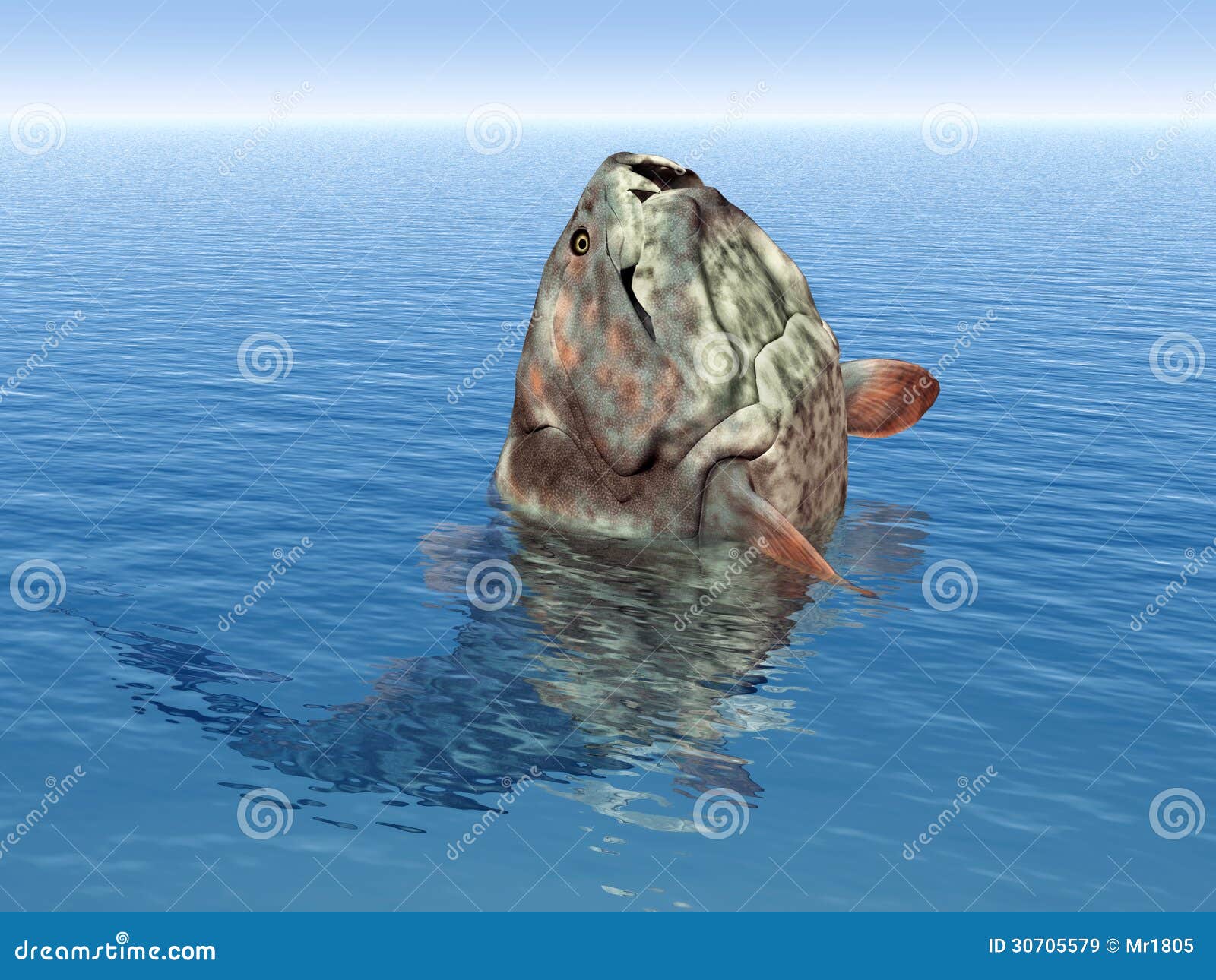 Dunkleosteus stock illustration. Illustration of angler - 30705579